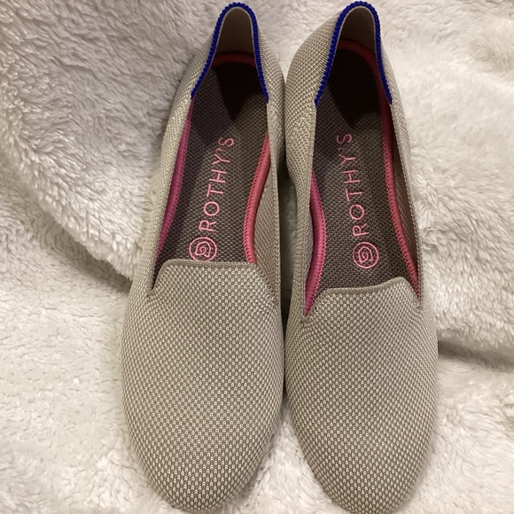 Rothy's | Shoes | Rothys The Loafer Sand Textile Flat Slip On Comfort ...